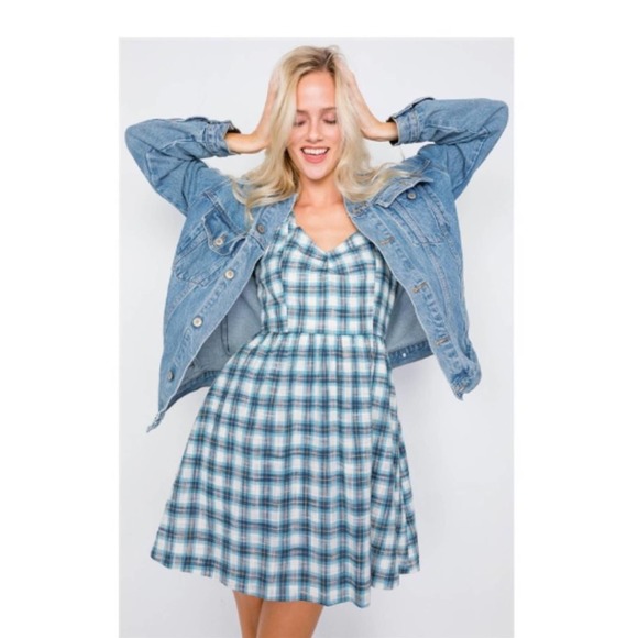 Gilli | Dresses | Nwt Plaid Cut Out Back Sundress | Poshmark